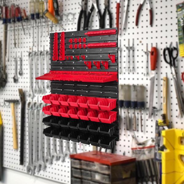 説明: [耐久性]: 壁掛けボードツールオーガナイザーセットは.高強度ABSプラスチック製で.頑丈な構造で変形に強く.日常使用にも耐えます. [包括的]: 49ピースの多機能ボード収納システムには.ツールフック.レンチラック.ドライバーホル...