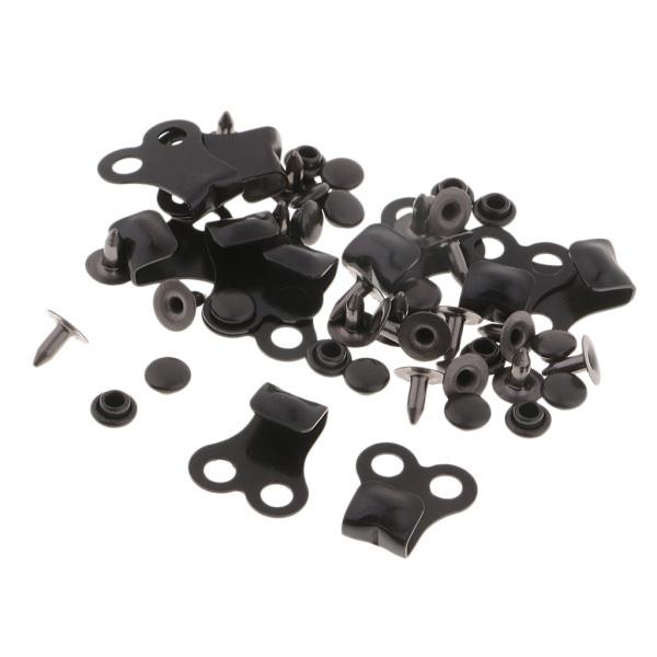 説明:材料:銅金属.それは実用的で.耐久性があり.使いやすいです. レース付きブーツレースフックレースフィッティングシューズレース付き10点セットブートシューズバックル.ハンドバッグストラップコネクター.DIY財布作りなどに最適釣り.ハイキ...