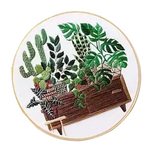 説明:パターン付き刺繍スターターキット.DIY針仕事キット. 初心者.手芸愛好家に適した.絶妙ではっきりと印刷された刺繍布. あなたのデザインをステッチし終えたら.水溶性インクは簡単に洗い流します. 完成品は.子供.親戚.友人.母親などにと...