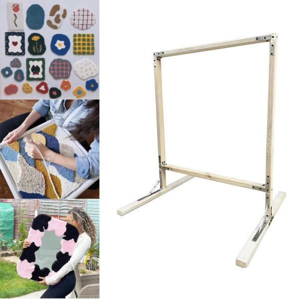 説明:テーブルでの使用に適した高品質のタフティングフレーム.高品質のマツキ材を使用し.表面は比較的滑らかで安全.無臭です.このフロアスタンドは木でできており.組み立てが必要です.組み立てが簡単です.縫製.タフティング.ラグ作りに最適です.プ...