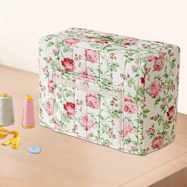 説明: [収納ポケット]: このミシンカバーには収納ポケットが付いており.はさみや糸巻きなどの裁縫道具の付属品を収納するのに最適で.道具を整理して手の届きやすいところに置いておけます. [トップハンドル]: トップハンドルが付いているので....