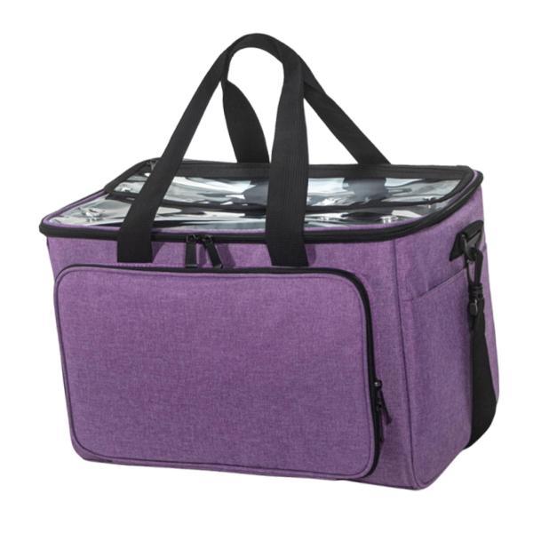 説明: [素材]ポリエステル生地で作られたこの編みバッグは.軽量で耐摩耗性があり.丈夫で壊れにくく.長期間使用できます. [ゆったり]約38cmx24cmx28cm/14.96インチx9.45インチx11.02インチの糸バッグは.糸玉.編み...