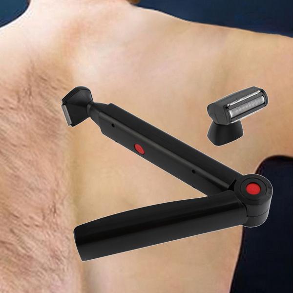 説明:ユニークな折りたたみ式ハンドルデザインにより.背中のすべての領域に簡単に届き.自分で背中の毛を剃ることができます.エクストラワイドブレードは肌を傷つけず.快適で痛みがなく.安全に使用できます. USB充電式.使いやすい. 2つのシェー...