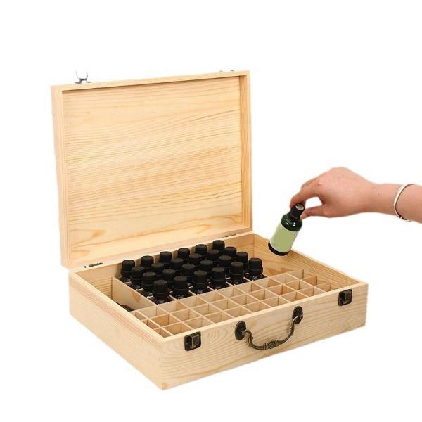 説明:[大容量]: このエッセンシャル オイル収納ボックスには 80 個の個別スロットがあり.エッセンシャル オイル ボトルの大規模なコレクションを整理して保管するのに十分なスペースを提供します[素材]: クラフト木製のこのエッセンシャルオ...