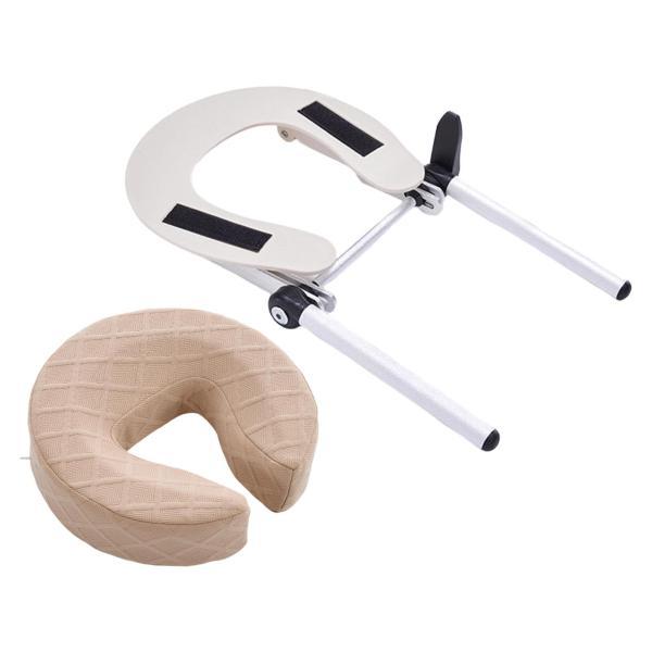 説明: [快適]: マッサージテーブルフェイスダウンピローは.布地.スポンジ.アルミ合金ブラケットで作られており.長時間使用しても頭や顔を支えます. [多用途]: 家庭.美容院.マッサージセッションに最適なこのU字型のフェイスクレードルは....