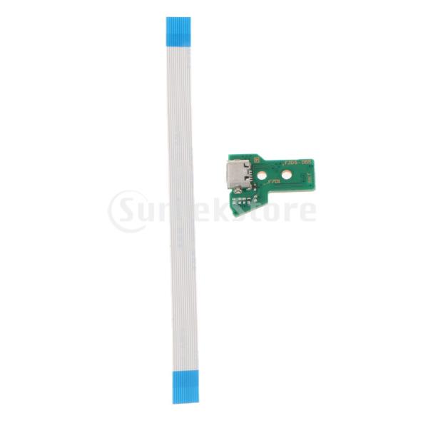 説明:SonyPS4第5世代コントローラー用のUSB充電ポートソケット回路基板JDS-050.損傷した.または機能しない充電ボードの完全な交換.物理的に損傷したUSBコネクタの修理にも最適です.外出して新しいコントローラーを購入することなく...