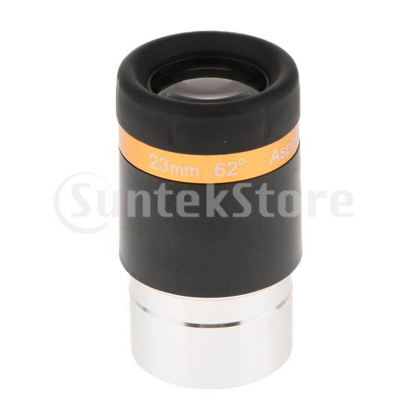 仕様:焦点距離:0.91インチ/ 23ミリメートル視野:62度標準1.25インチ(31.75mm)のフィッティング直径アイレンズ径:0.87inch / 22mm コーティング:光学レンズ.フルコート.ハイビジョン光学系の構成:非球面接眼レ...