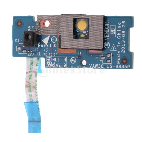 説明:これは、ケーブルLS-9835P付きの交換用電源ボタンスイッチです。  Dell Latitude E5440ラップトップに適しています。 損傷した電源基板を交換して、デバイスの外観を変えます。 無反応または不完全な項目のための完全な...