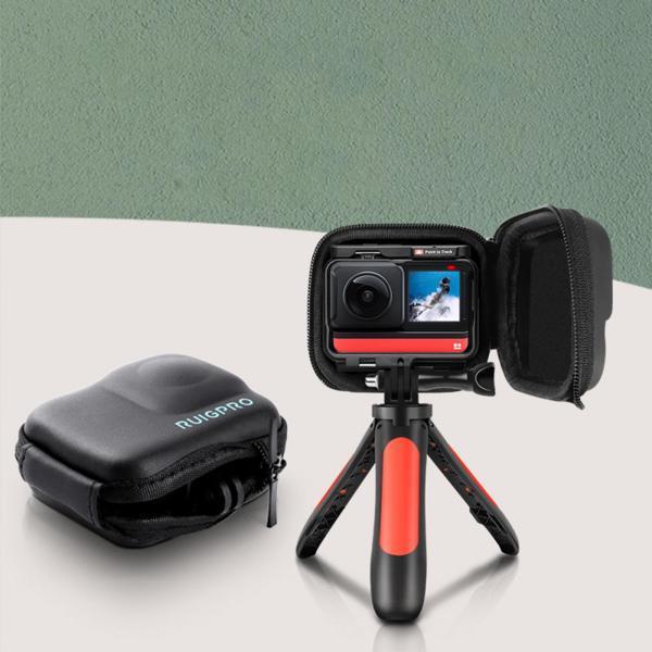 説明:Insta360 ONER専用カメラバッグ用.セミオープンホールのデザインは.自撮り棒をリアルタイムで使用するのに便利な自撮り棒を使用しています.生地は完全にアップグレードされており.耐摩耗性の生地IPX4は防水性.耐パンク性.耐引裂...