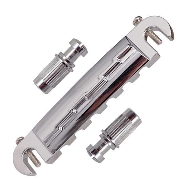 説明: 6ストリングエレクトリックギターラップアラウンドブリッジテールピース. 高品質で新しいもの.  2つのポスト距離(中心から中心まで):81.5mm レスポールLPスタイルのギターの交換部品に適しています. 材質:亜鉛合金.鉄サイズチ...