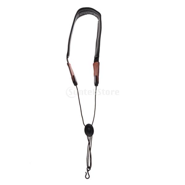 説明:100％真新しく高品質調整可能なサックスイヤーネックストラップベルト、サックスアクセサリーサクソフォンとクラリネットに最適非常に快適で、選手の首の圧力を軽減フック付きで、取り付けと取り外しが簡単材質：PUレザー最長の長さ： 約45cm...