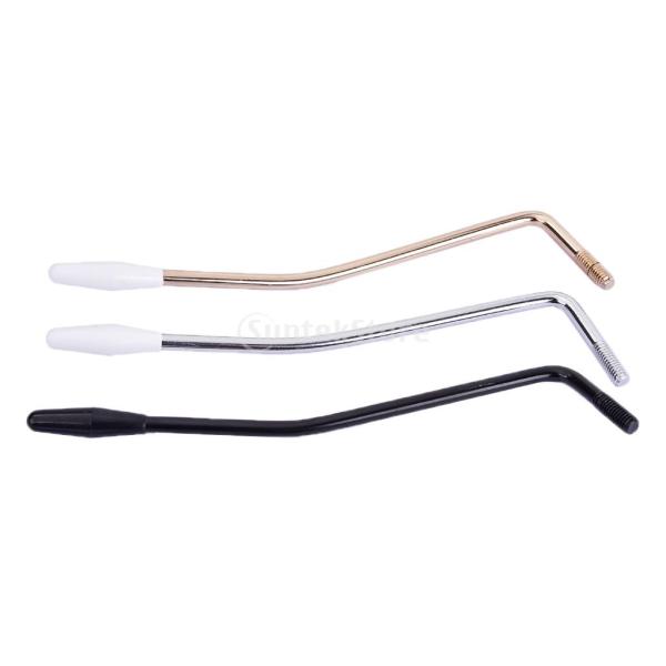 説明: 3ピースTremolo Bridge Armエレクトリックギターの交換のためのWhammyバー。 高品質で新しいもの。 ねじのサイズは直径6mmです。   STギターの交換部品に最適です。 材質：金属サイズチャート:サイズ：約168...