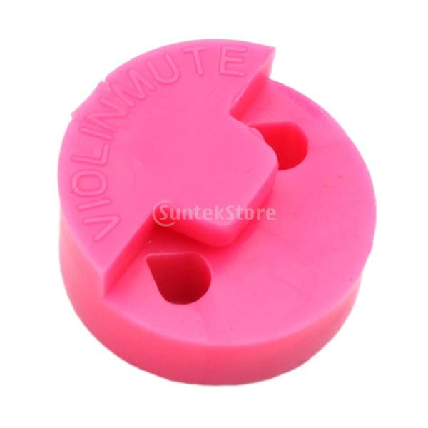 説明:プロフェッショナルラバーラバーバイオリンミュートソルデンサイレンサー容積を減らし、人々を邪魔することなく練習することができます使いやすく、音質を維持します材質：ゴムカラー：ピンクサイズチャート:約19×19×9mm / 0.74×0....