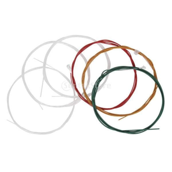 説明: 6個の古典的なギターの弦セット. 明るくクリアなトーンで素早く反応します. ナイロン製で.錆びにくく.強靱です. アコースティックフォーククラシックギターに最適です. 材質:ナイロンサイズチャート:直径: 6th = 1.09mm ...