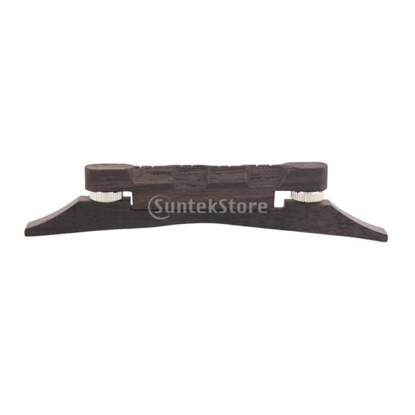 説明: 1ピースマンドリンブリッジサドル。 ローズウッド製で、硬度が強く、浸透力が強い。 速い音の伝達は、バイオリンの音質を向上させるのに役立ちます。 ブランドの新しいと高品質。 材質：ローズウッドサイズチャート:約108×21×8mm /...