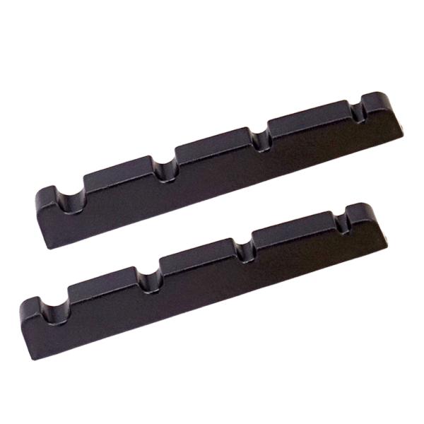 説明: 2個のエレクトリックベースのスロット付きナット弦の摩擦を減らすことができ.本当に素晴らしい音を生み出すのに役立ちます. スロット付きのナット・ストリング・スロットは.古いエレクトリック・ベース・ナットの代用品です.  4弦エレクトリ...