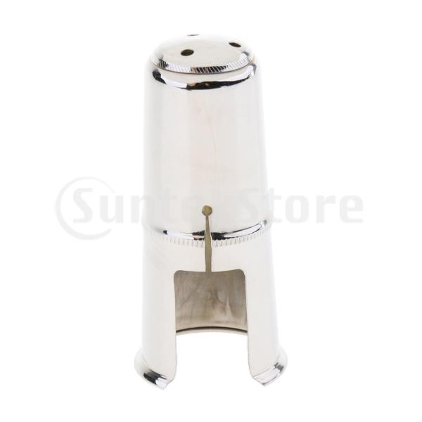 説明:風の木管楽器部品のBbクラリネットマウスピースキャップ。 高品質のニッケルメッキ構造、丈夫で丈夫。 バッグやケースに収納すると、マウスピースと結紮糸の両方を覆って保護することができます。 すべてのBbクラリネットマウスピースと合字に対...