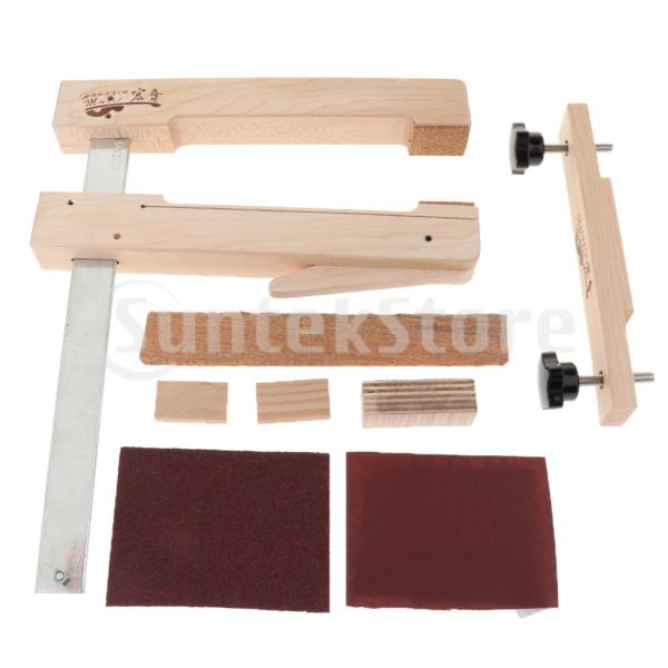 説明:古典的なギター作り用具エッジ修理用ギター用アクセサリーエッジ近くの亀裂を修復するためのプロのギターエッジクランプ. クラシックギター.偉大な修復アクセサリーのためのスーツ材質:木製サイズチャート:無垢材クリップ約281×233mm /...