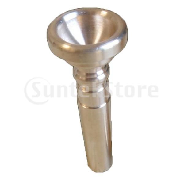 説明:トランペット付属品用の1ピーストランペットラッパマウスピース.真ちゅう素材.上質で快適な使用感.最も正確なトーンを生成するのに役立ちます.トランペットのラッパに最適な交換部品.ラッパトランペットのマーチングバンドの演奏に適しています....