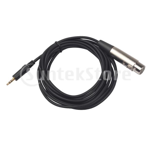 説明:このケーブルは、ミニステレオフォン入力用の単一XLR出力を備えたステレオマイクとして設計されました。マイクをDVカメラに接続するのに最適です。 堅牢な信頼性のための内部牽引放電を備えたXLRコネクタ。 信号を明瞭にするための無酸素銅（...