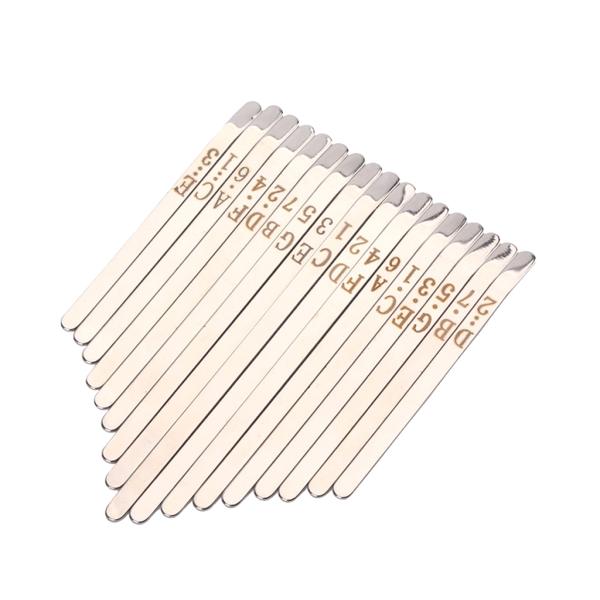 説明: -Kalimba Mbira Thumb Pianoのスチールキー.  -耐久性のある頑丈な金属素材で作られています.  -カリンバの音楽キーの大きな置き換え.  -アプリケーション:17音符のカリンバ親指ピアノ.  -素材:スチー...