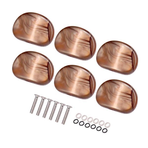 説明:[耐久性のある素材]ギターチューナーペグボタンは高品質の素材で作られており.錆びにくく.頑丈で耐久性があります.[交換用]古くて壊れたチューナーボタンを交換し.ギターチューナーに最適です.[用途]ギターチューナーペグマシンヘッドに最適...