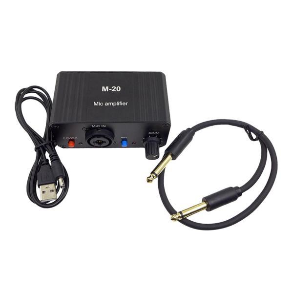 説明:[多用途かつ強力]: この製品はサウンドカードやスピーカーに適しています.マイクアンプを使用すると.音がより豊かでパワフルになり.歌うことが楽になり.楽しくなります.[適合]48Vコンデンサーマイクとダイナミックマイクの両方をサポート...