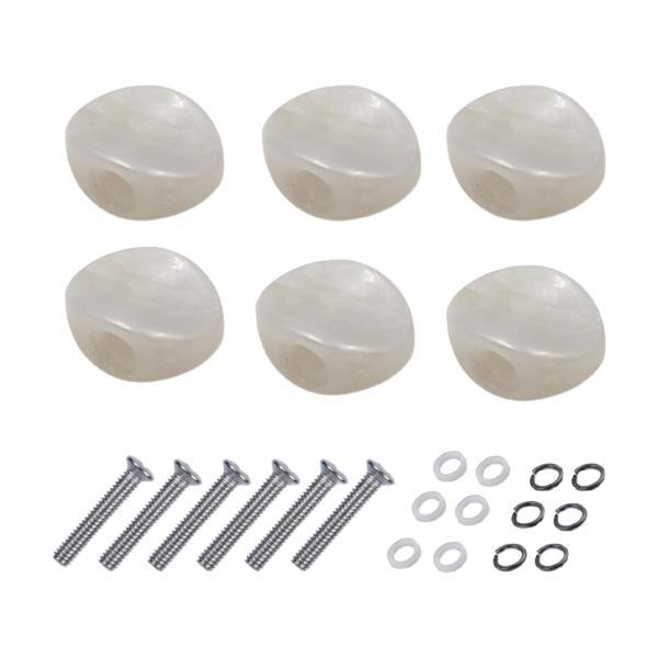 説明:[パッケージ内容]6個のギターチューニングペグボタンは.エレキギターやフォーククラシックギターのヘッドボタンに広く適用できます.[耐久性のある素材]チューニングペグマシンヘッドは高品質の素材で作られており.取り付けと使用が簡単です.[...