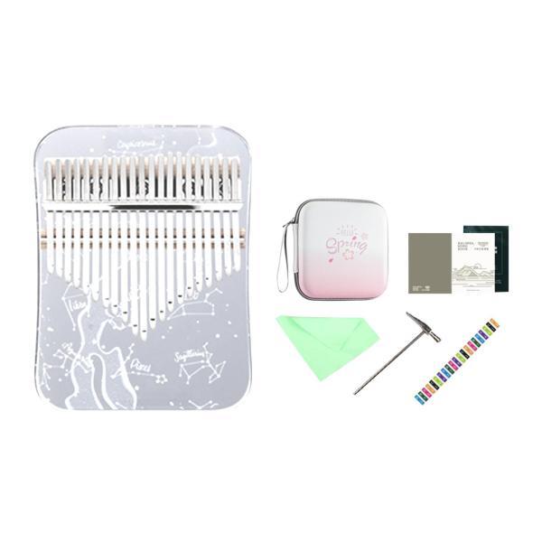 説明:[クリアなサウンド]:この21キーのアクリル製ミニ親指ピアノは.高品質でクリアでメロディアスな響きのあるサウンドを提供し.初心者と専門家の両方に最適です.アクリル素材がサウンドを強化し.美しく優美なトーンを提供します[コンパクトでポー...