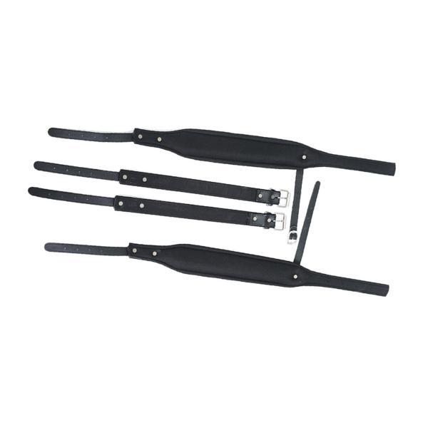 説明: gaterials:通気性のあるデザインを備えたPUレザーとベルベットで作られています. :肩に接触するストラップのセクションは.柔らかい群れの素材で作られており.拡張中に快適さを高めますサイズでは.このアコーディオンストラップは8...