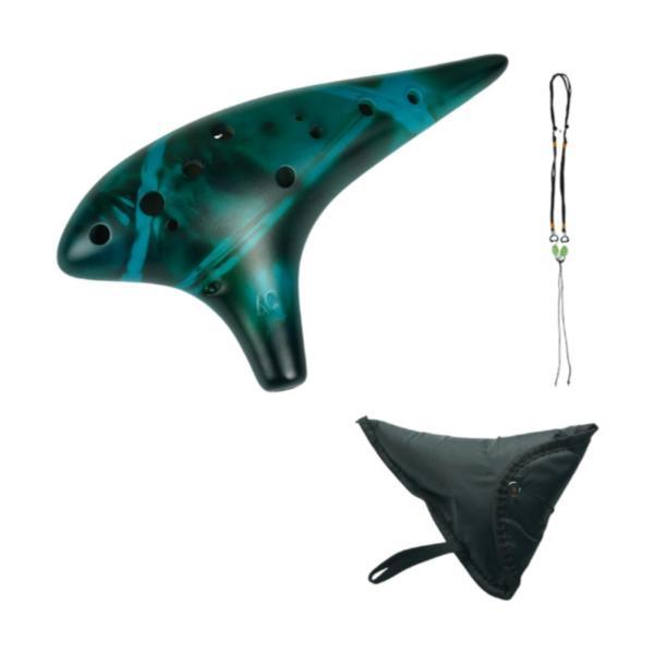 説明:[幅広い聴衆]:プロ仕様の楽器はオクターブと6度セクションを演奏できるため.初心者からプロまで.あらゆる演奏者に適しています.このオカリナは長期間の使用を保証します. [握りやすい]: 20cm×11cm(7.87インチ×4.33イン...