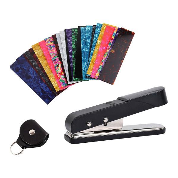 説明:[コンプリートキット]: このセットには.ピックパンチ.最大10枚のピックを収納できるレザーピックホルダー.カスタムギターピックを作成するために必要なものがすべて揃ったピックストリップが含まれています. [ギフト]: 誕生日や卒業式な...