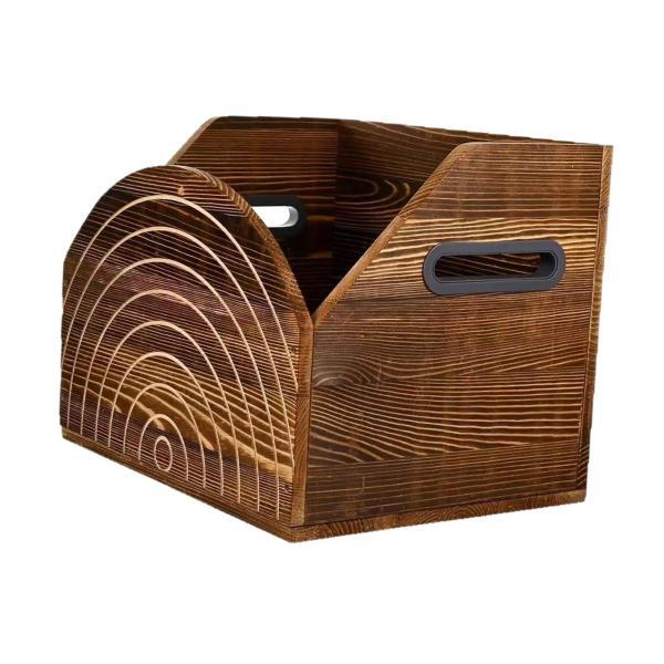 説明:[省スペース]: 14.57インチx11.42インチx11.42インチのこの木製ビニールレコード収納箱は.レコードを収納するための開口部を提供し.きちんと整理されたエリアを作るのに役立ちます. [スタイリッシュで機能的なディスプレイ]...