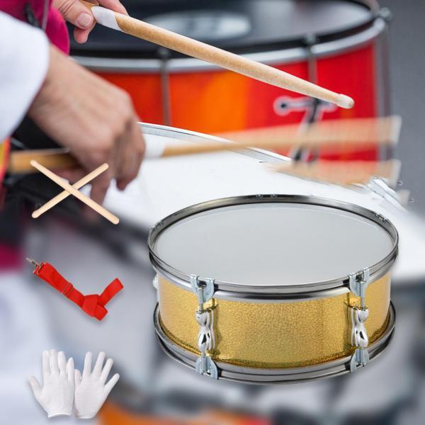 説明:[完全なスターターキット]: このシングルトーンスネアドラムセットには.ドラムスティック.グローブ.キャリーストラップが含まれており.すぐに練習やパフォーマンスに必要なものがすべて揃っています. [素材]: スチールワイヤーとアルミ合...