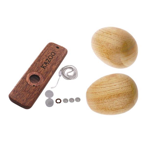 説明: [ピュアトーン]上質な木材で作られたカズーは.澄んだピュアな音色を奏で.初心者に最適です.ソロでも伴奏でも.あらゆる演奏に魅力的なサウンドをもたらします. [リズム]無垢材のシェイカーシリーズは.砂のような独特の音色で音楽にダイナミ...