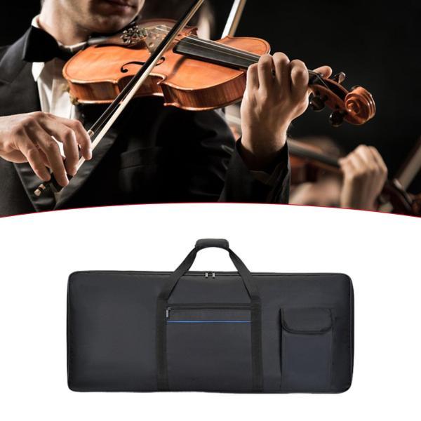 説明:[防水保護]: 61キーキーボードバッグは.防水外層を備えたオックスフォード布で作られており.水しぶき.雨.雪から楽器を効果的に保護します. [強化されたクッション性]: KKeyboardキャリングケースの厚手の内側の裏地は優れた衝...