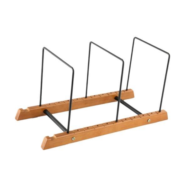 説明: [プレミアム素材]: ビニールレコード収納ホルダーは木と鉄で作られており.優れた耐久性とどんなインテリアにもマッチする洗練された外観を備えています. [頑丈なデザイン]: ビニールレコードを垂直かつ安全に保つように設計された頑丈なフ...