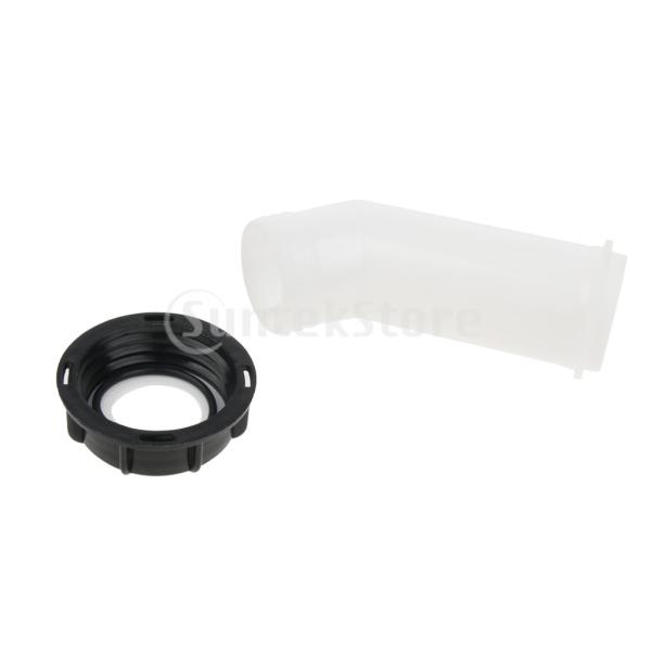 説明:ドラフトパイプ付き2インチIBCタンクアダプタ IBC水タンクに適合します。 ブラックリッド糸：約。 60mm / 2インチ（厚い糸）。外径：約。 75mm / 3インチドラフトパイプの直径：約40mm / 1.57インチ;外径：約。...