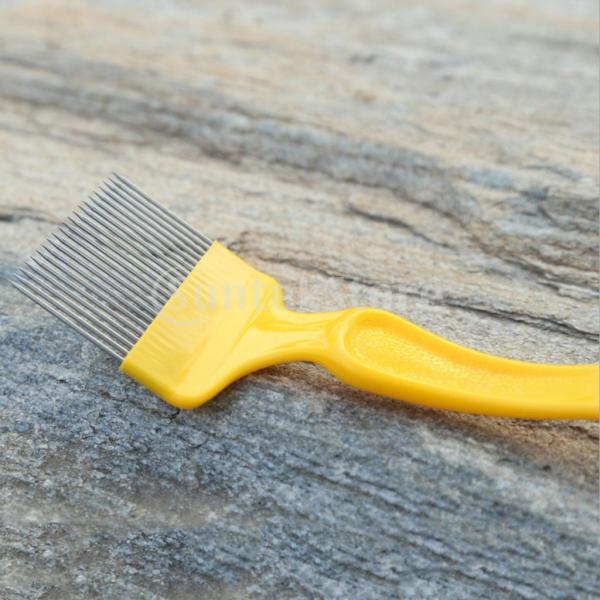 説明:プラスチック製のハンドルとステンレス製の歯、便利で耐久性に優れています。 丈夫な養蜂機器の開梱フォークプラスチック製ハンドルとステンレス製タインピンでキャップを外すことができないハニカムのくぼんだエリアの開封に最適 varroaのダニ...