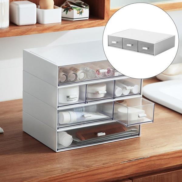 説明:居間寝室寮オフィスデスクトップ収納ボックス引き出しタイプ破片仕分け収納ボックス.北欧スタイル.トップグルーブと積み重ね可能.大容量.使いやすい.引き出しのデザインは防塵性があり.持ち運びが簡単です.それは見栄えが良く機能的で.あなたに...