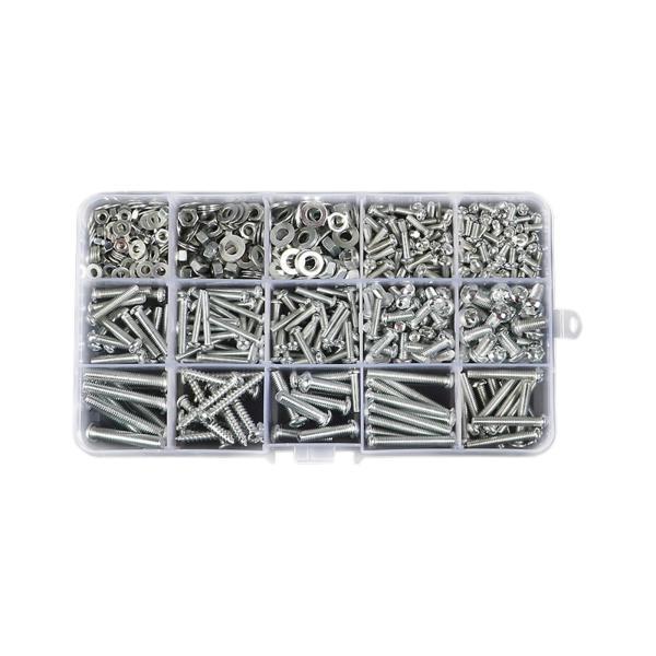 説明:[素材]: ネジアソートセットは亜鉛メッキ鉄素材で作られており.長寿命と耐久性を備えています. [幅広い用途]: ネジ詰め合わせセットは.家具の組み立て.ドアや窓の業界.コンピューターの修理と組み立て.電気エアコン.電気製品の修理など...