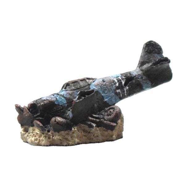 説明:[飛行機の残骸デザインの水槽装飾]: この水槽装飾は飛行機の残骸の形で作られており.どんな場所にも美しさを添える本物そっくりの魅力的なモデルです. [多用途]: 爬虫類テラリウムと水槽の両方に使える飛行機残骸水槽装飾.この水槽装飾は....