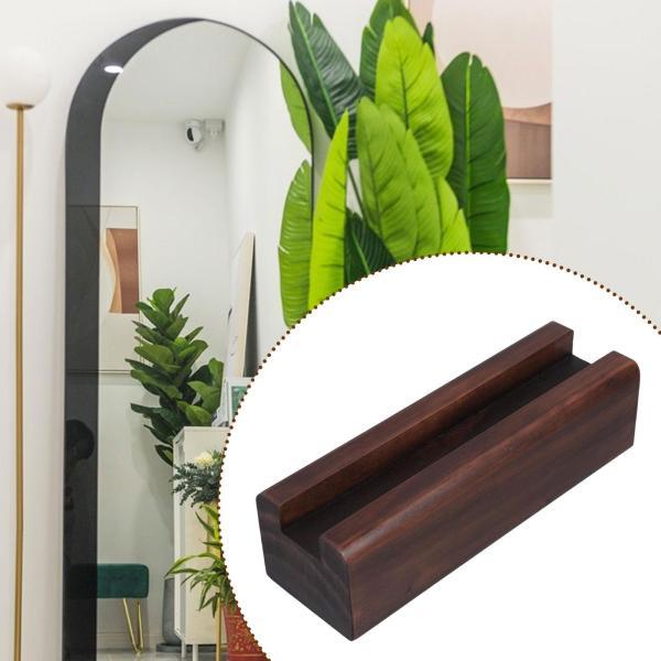 説明: [滑り止め設計]:ミラーサポートベースはミラーやアート作品をしっかりと固定し.傷や損傷を防ぎます.滑り止めベースは.日常使用における安定性と安全性を確保します. [木製構造]: 木製素材で作られたこの全身ミラースタンドは.耐久性があ...