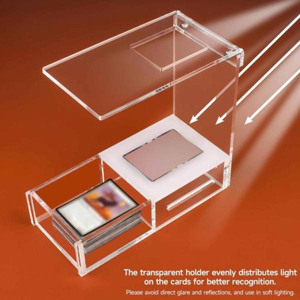 説明: [互換性]カードスキャナースタンドは.スリーブ付きとスリーブなしのトレーディングカードの両方をサポートし.白いスキャンエリアを備えたほとんどのアプリと互換性があります.ほとんどのカードの高さにフィットし.多用途に使用できます. [取...