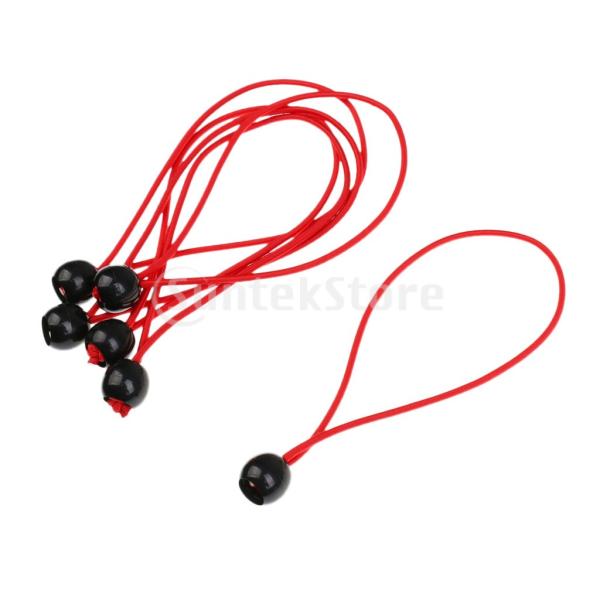 説明：  15cm / 5.9インチ（ボールを含む）の長さの頑丈なボールのバンジーコード。 バンジーコード直径：2mm / 0.08 ";プラスチックボール直径：13mm / 0.5インチキャノピーフレームや他の固定ポイントにタールを固定す...