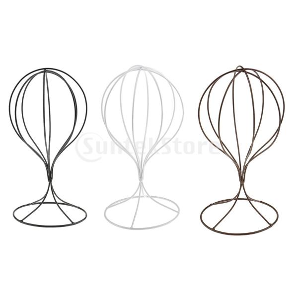 説明:クラシックな白い仕上げの自立型の帽子/ウィッグディスプレイスタンド.上部の金属フレームはドーム型に彫刻されており.使用していないときに帽子やウィッグの形状を維持できます.湾曲したメタルポールと丸いメタルベースが.この帽子とウィッグを頑...