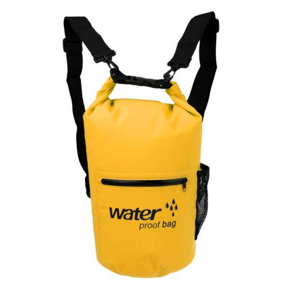 説明:キー.携帯電話.現金などの個人用アイテムに簡単にアクセスできる防滴ファスナーのフロントポケットロールトップとクイックリリースのバックルクロージャーは水分を完全にロックして気密性を確保し.貴重品を汚れ.埃.砂.水から守ります調節可能で取...