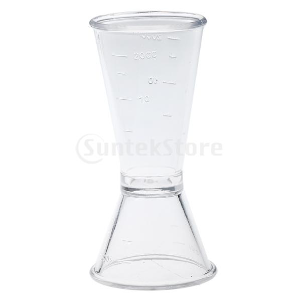 説明: PCダブルショットショットメジャーカップカクテルドリンクジガーバーツールプロフェッショナルbartenderさんのお気に入り高精度、健康のセキュリティで美しい形、強く耐久性のあるバー、ホテル、カフェ、家庭やその他の娯楽施設に適してい...