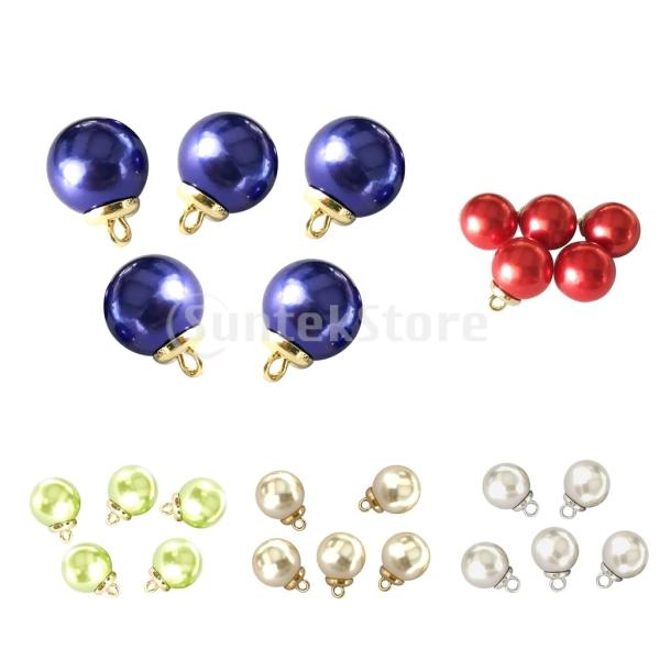 説明:材質：ABSプラスチック直径： 16mm / 0.62インチ縫製、スケープブッキング、工芸または装飾的なアクセサリーに適していますセーター、服、靴、ズボン、バッグ、ハンドバッグの装飾に最適ネックレスやイヤリングにもペンダントが落ちるチ...