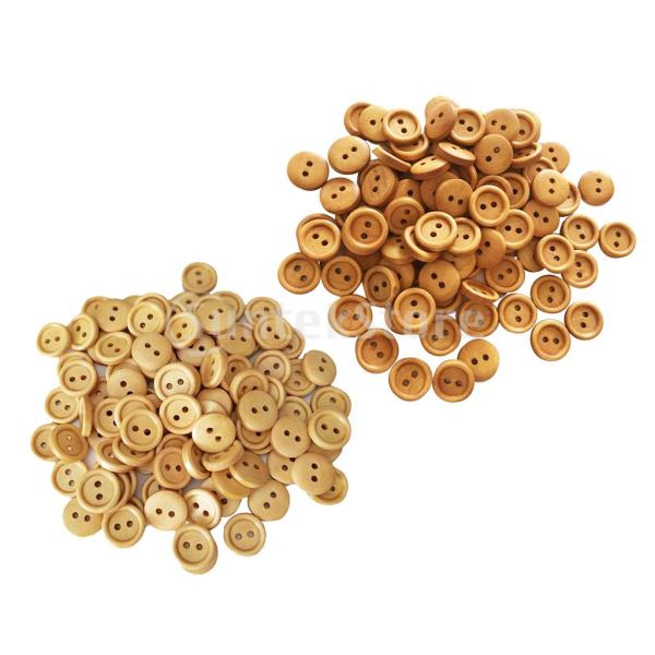 説明:材質：ウッドサイズ：約13mm / 0.51インチまたは15mm / 0.59インチ美しい盛り合わせの木製の木製のボタン2つの平らな穴服装、靴縫製、カード製作、スクラップブッキング装飾に適しています赤ちゃん、子供、子供、女の子、男の子...
